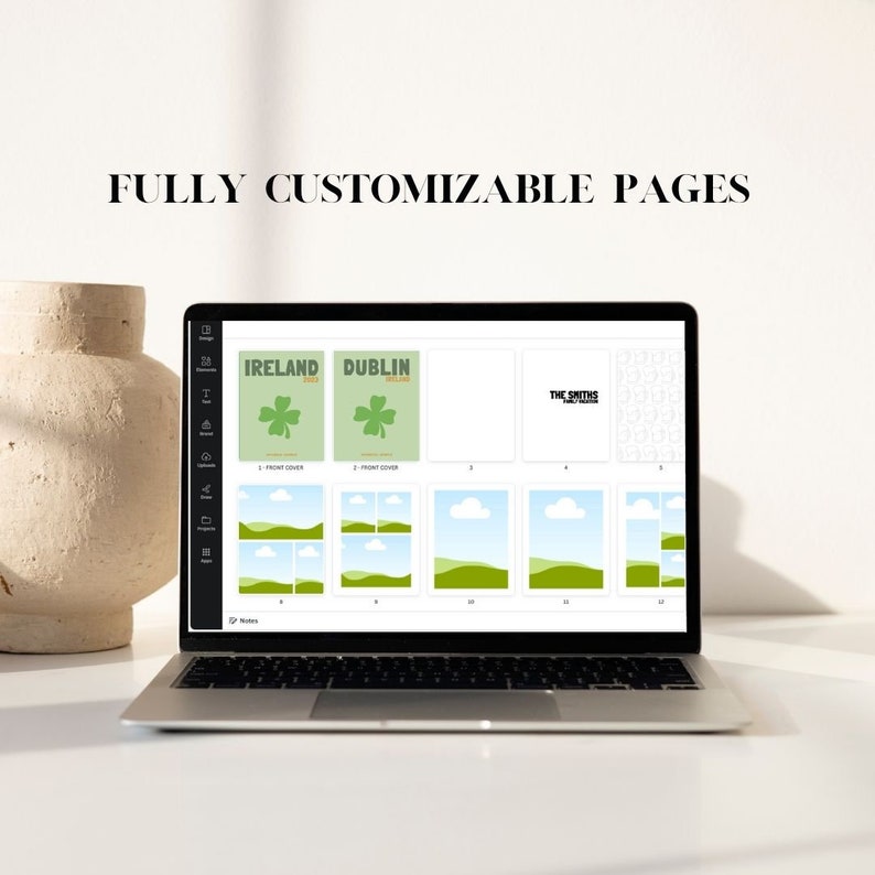 IRELAND Travel Photo Book Template | Decorative Coffee Table Book ...