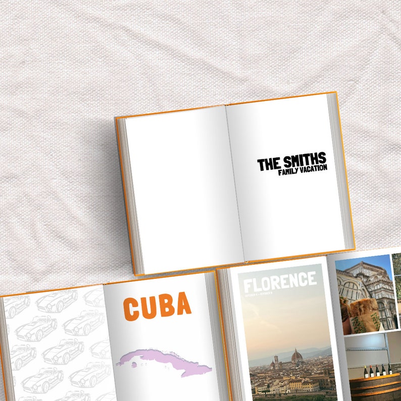 CUBA Travel Photo Book Template Decorative Coffee Table Book ...