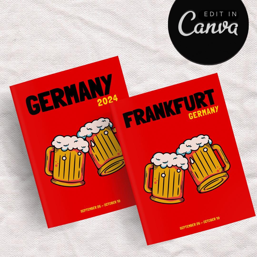 GERMANY Travel Photo Book Template | Decorative Coffee Table Book ...