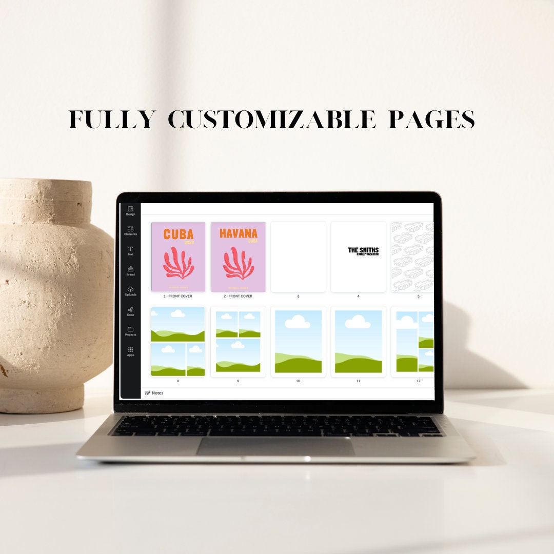 CUBA Travel Photo Book Template Decorative Coffee Table Book ...