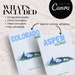 COLORADO Travel Photo Book Template | Decorative Coffee Table Book ...