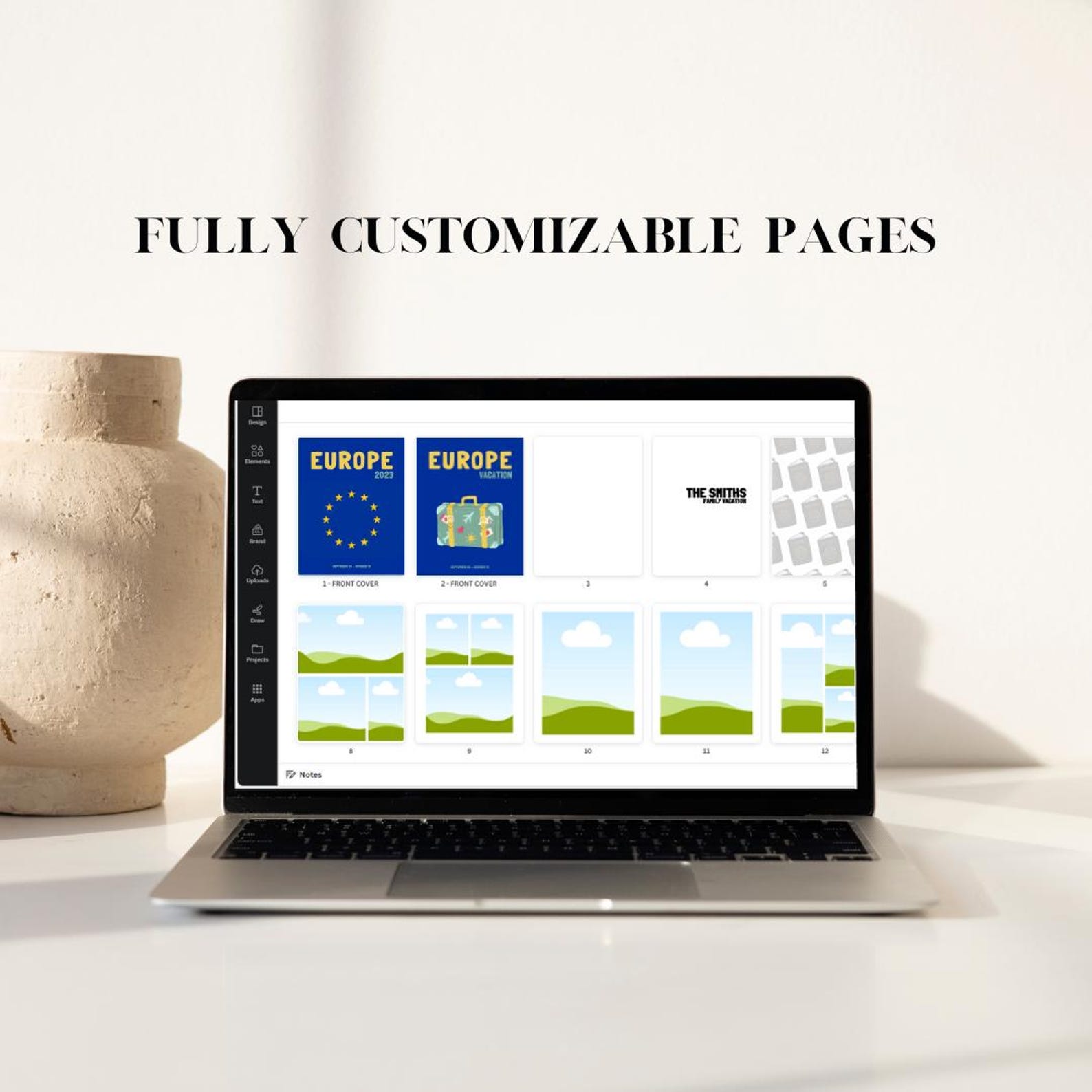 CUSTOM Travel Photo Book Template | Decorative Coffee Table Book ...