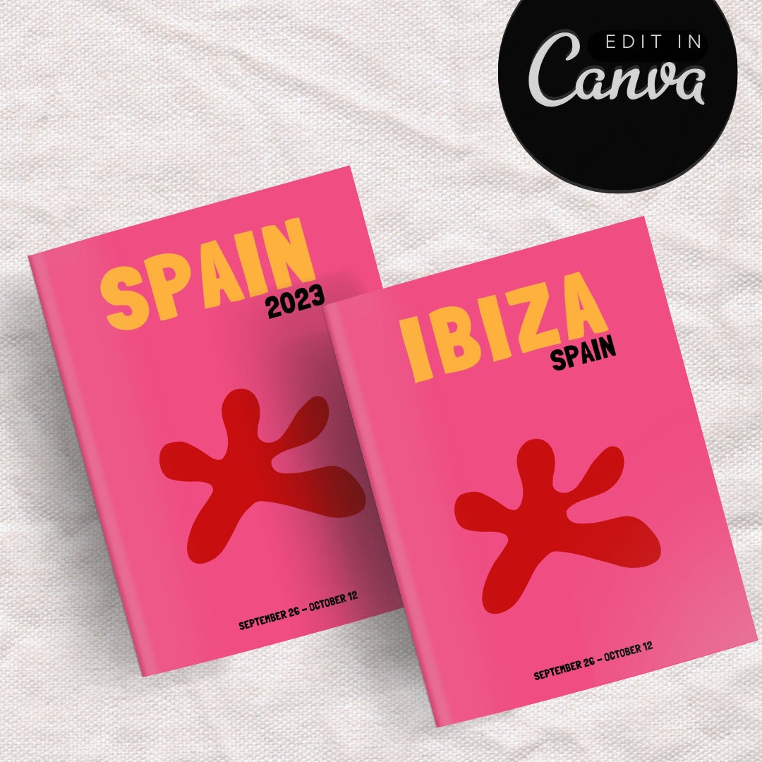 SPAIN Travel Photo Book Template | Decorative Coffee Table Book ...