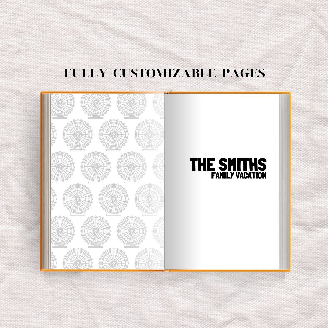 ENGLAND Travel Photo Book Template | Decorative Coffee Table Book ...