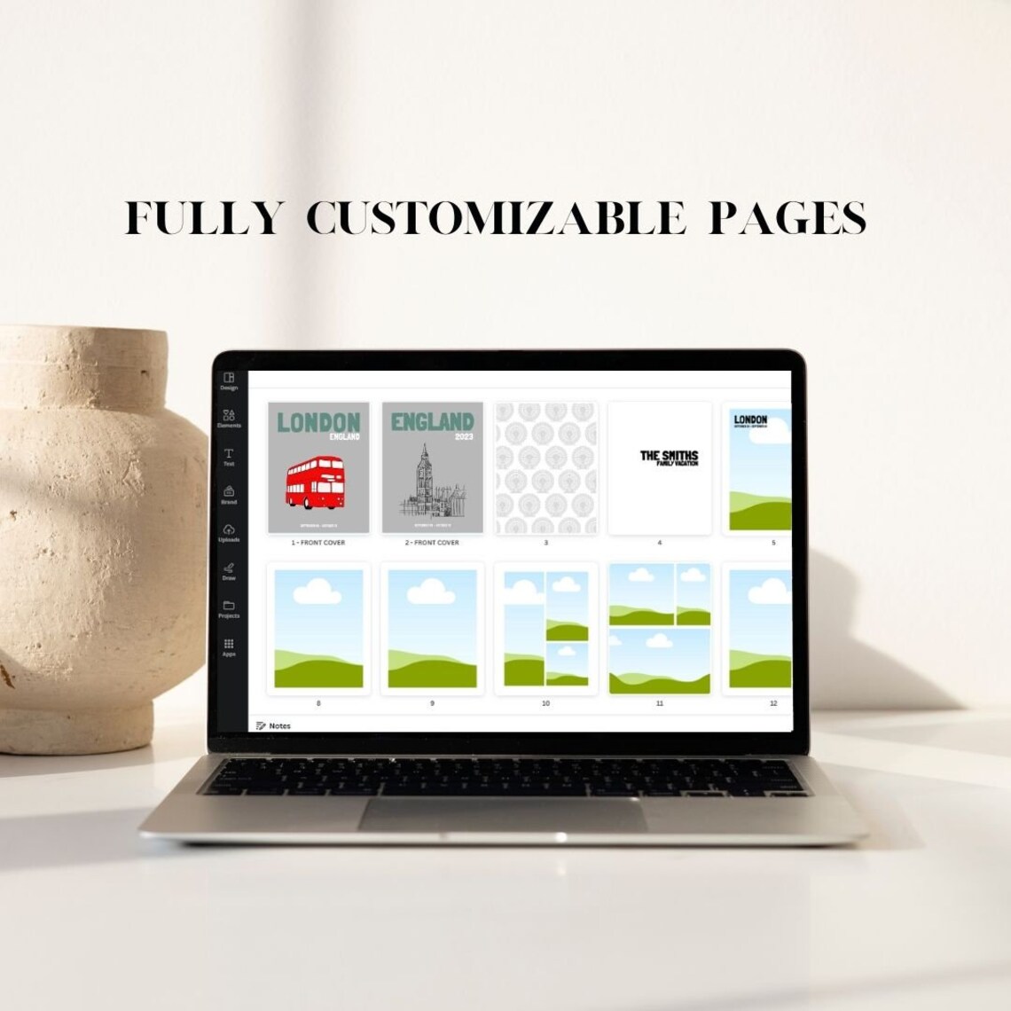 ENGLAND Travel Photo Book Template | Decorative Coffee Table Book ...