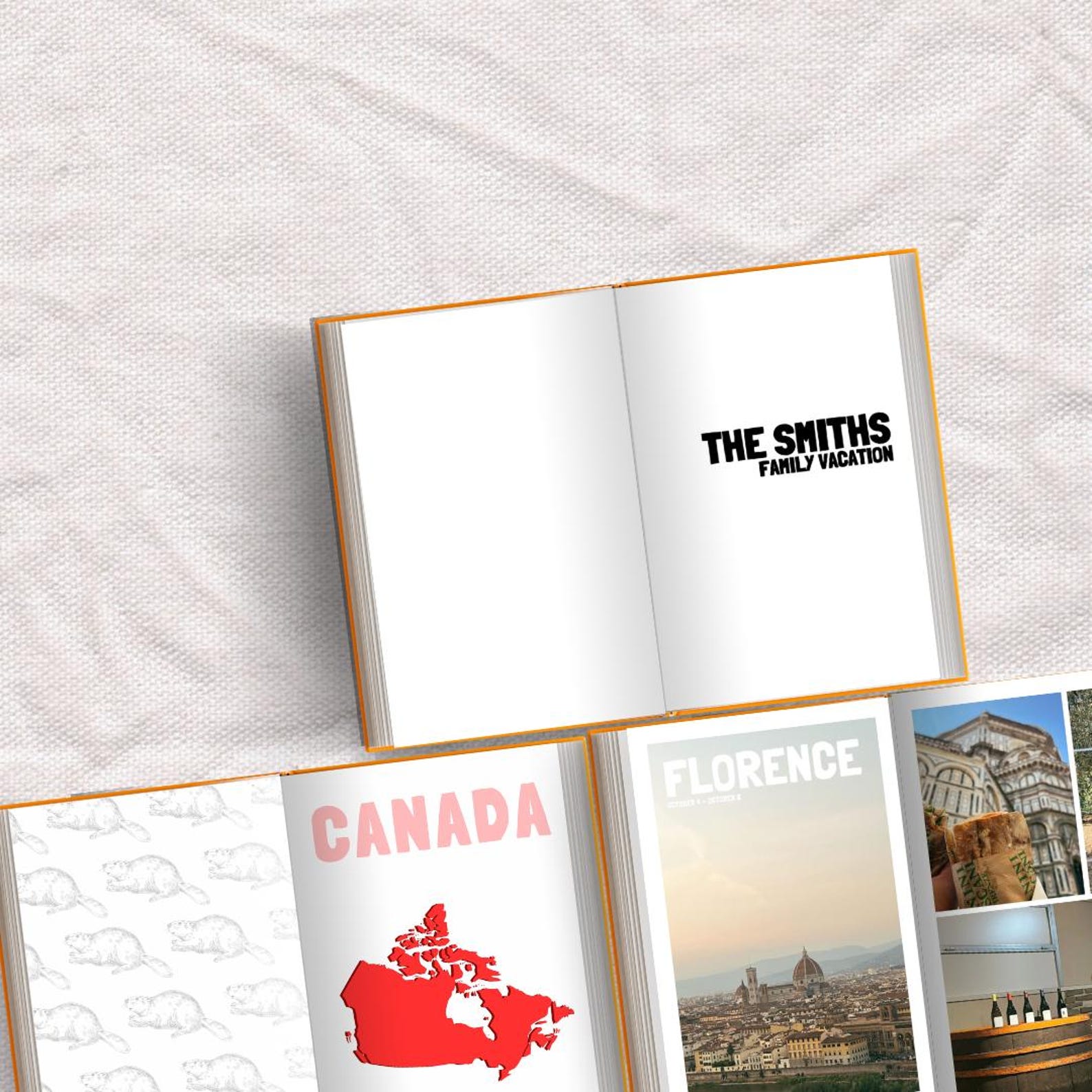 CANADA Travel Photo Book Template | Decorative Coffee Table Book ...