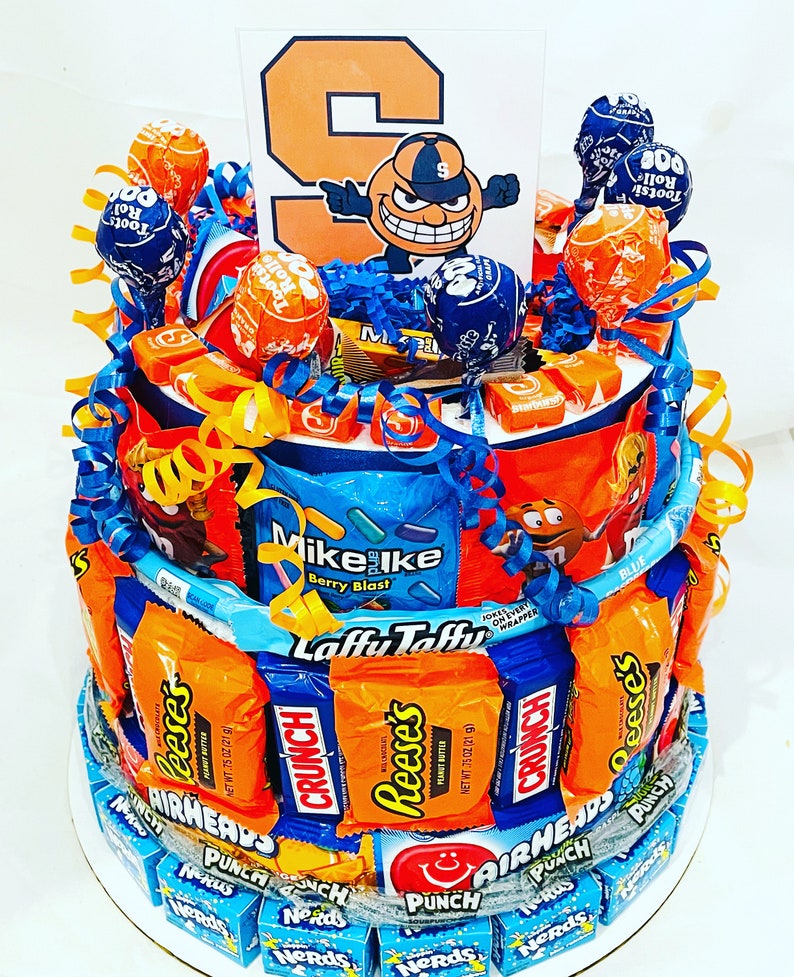 College Acceptance / Graduation Candy Cake Any School - Etsy