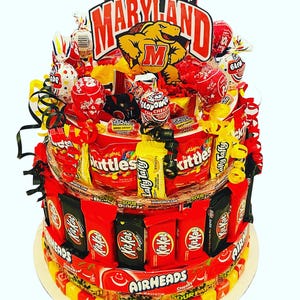 College Acceptance / Graduation Candy Cake ( Any School) - Large - Etsy