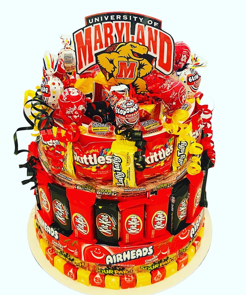 College Acceptance / Graduation Candy Cake ( Any School) - Large - Etsy