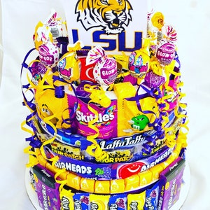 College Acceptance / Graduation Candy Cake Any School Large - Etsy