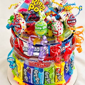 Rainbow Fun Candy Cake small - Etsy