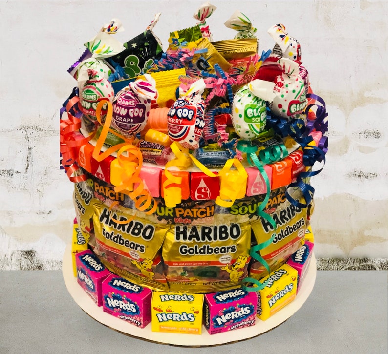 Gummy Bear Candy Cake: Celebration Gift - Etsy