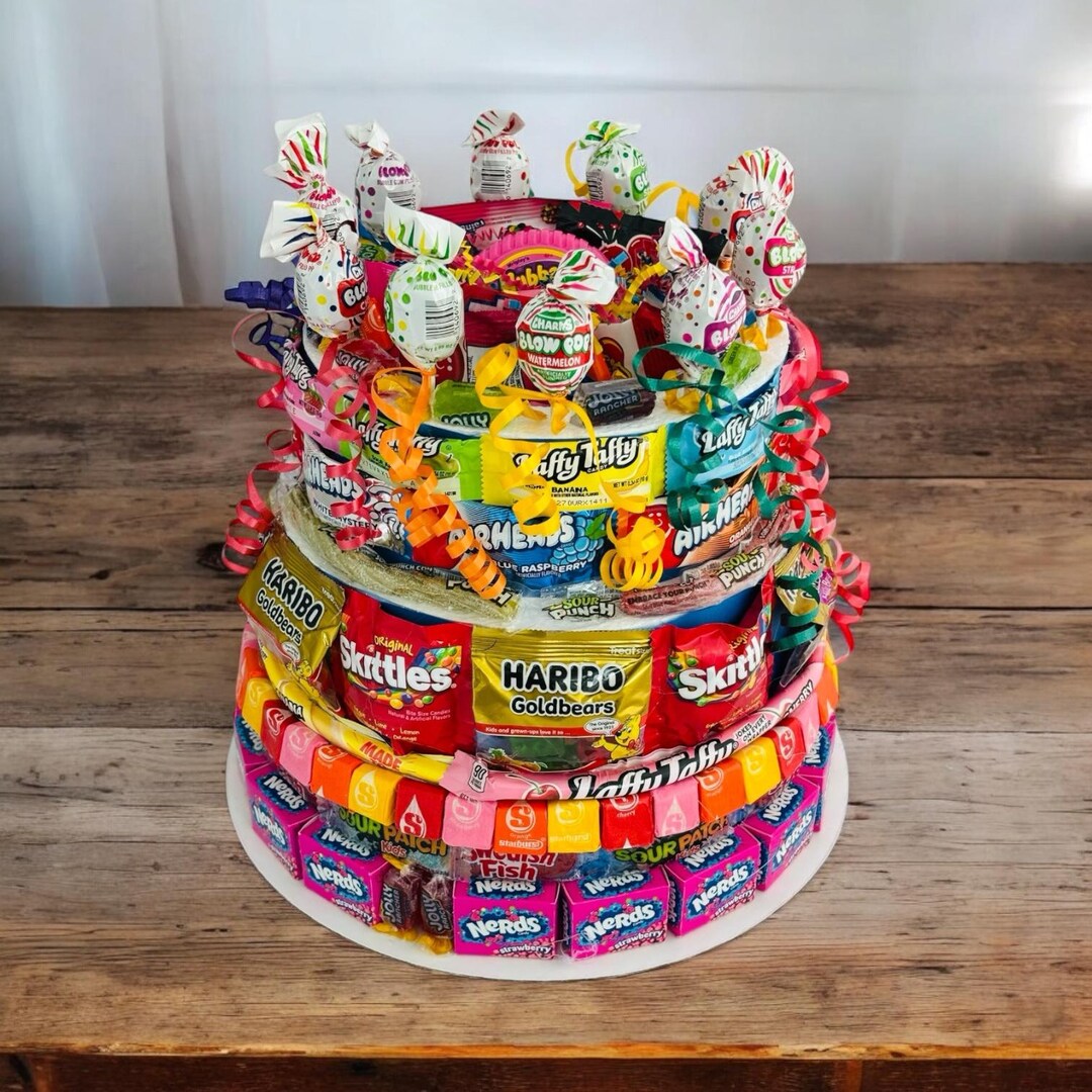 Sugar Burst Candy Cake - Large - Etsy