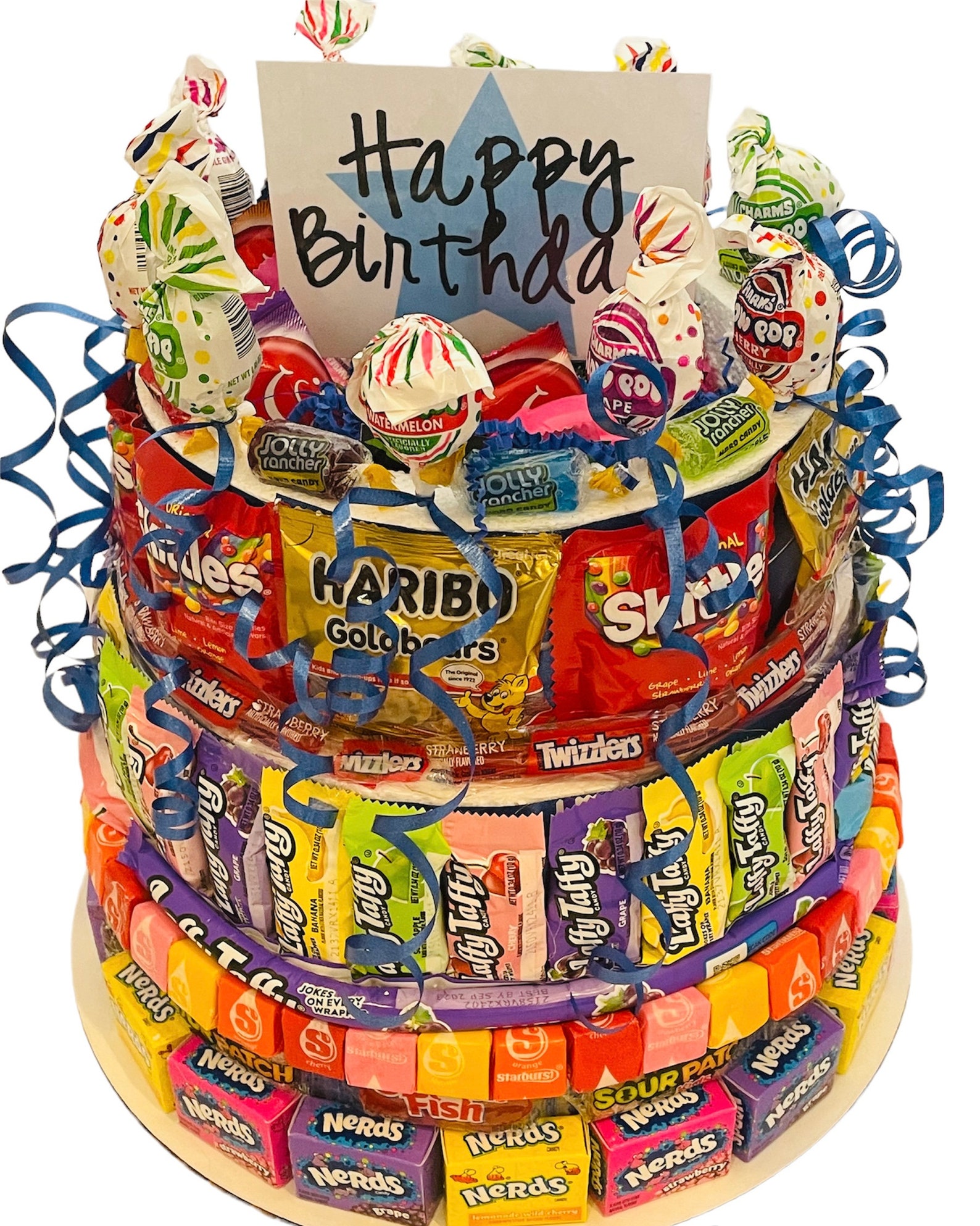 Birthday Surprise Candy Cake Large - Etsy