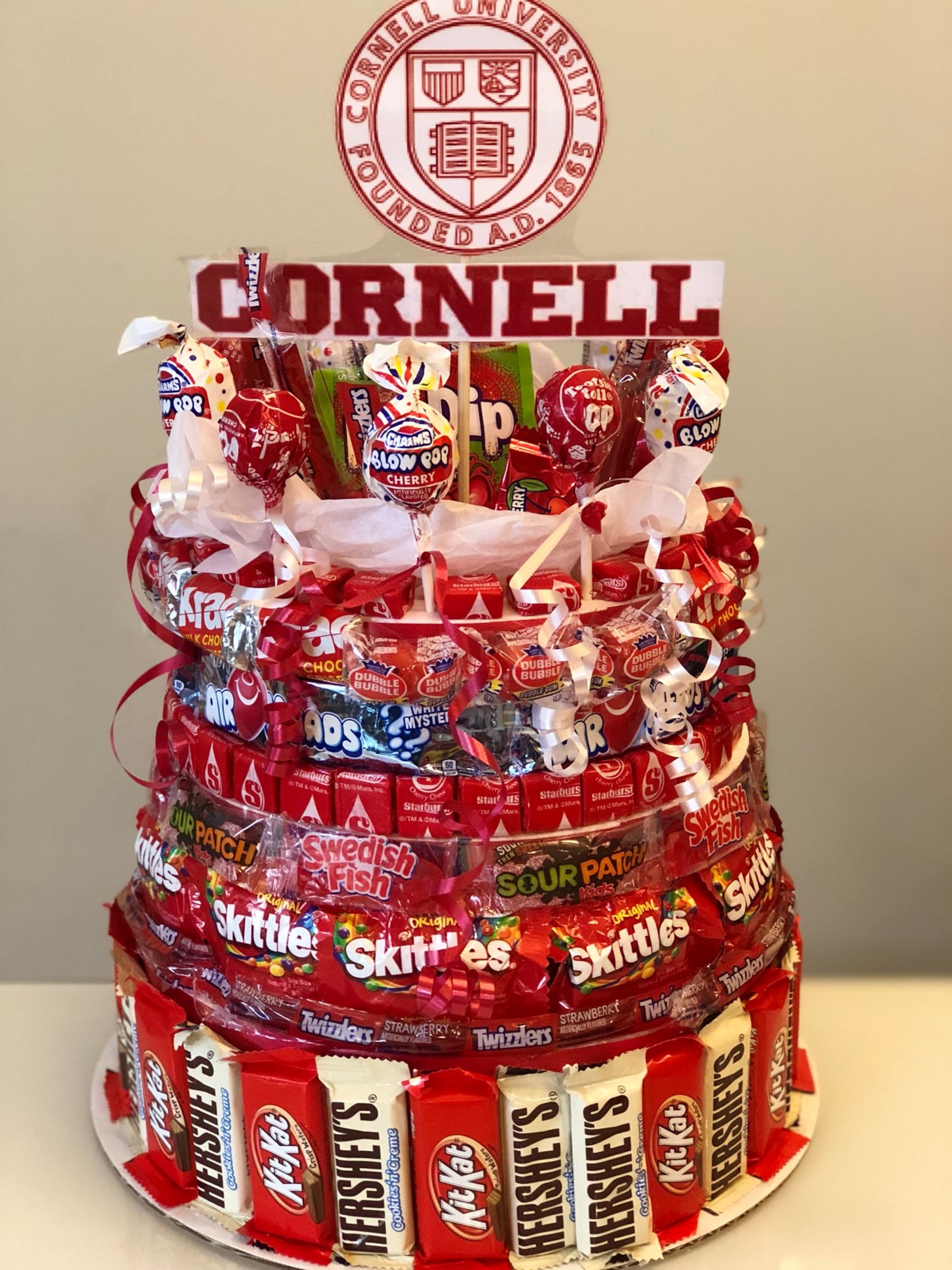 College Acceptance / Graduation Candy Cake Any School - Etsy