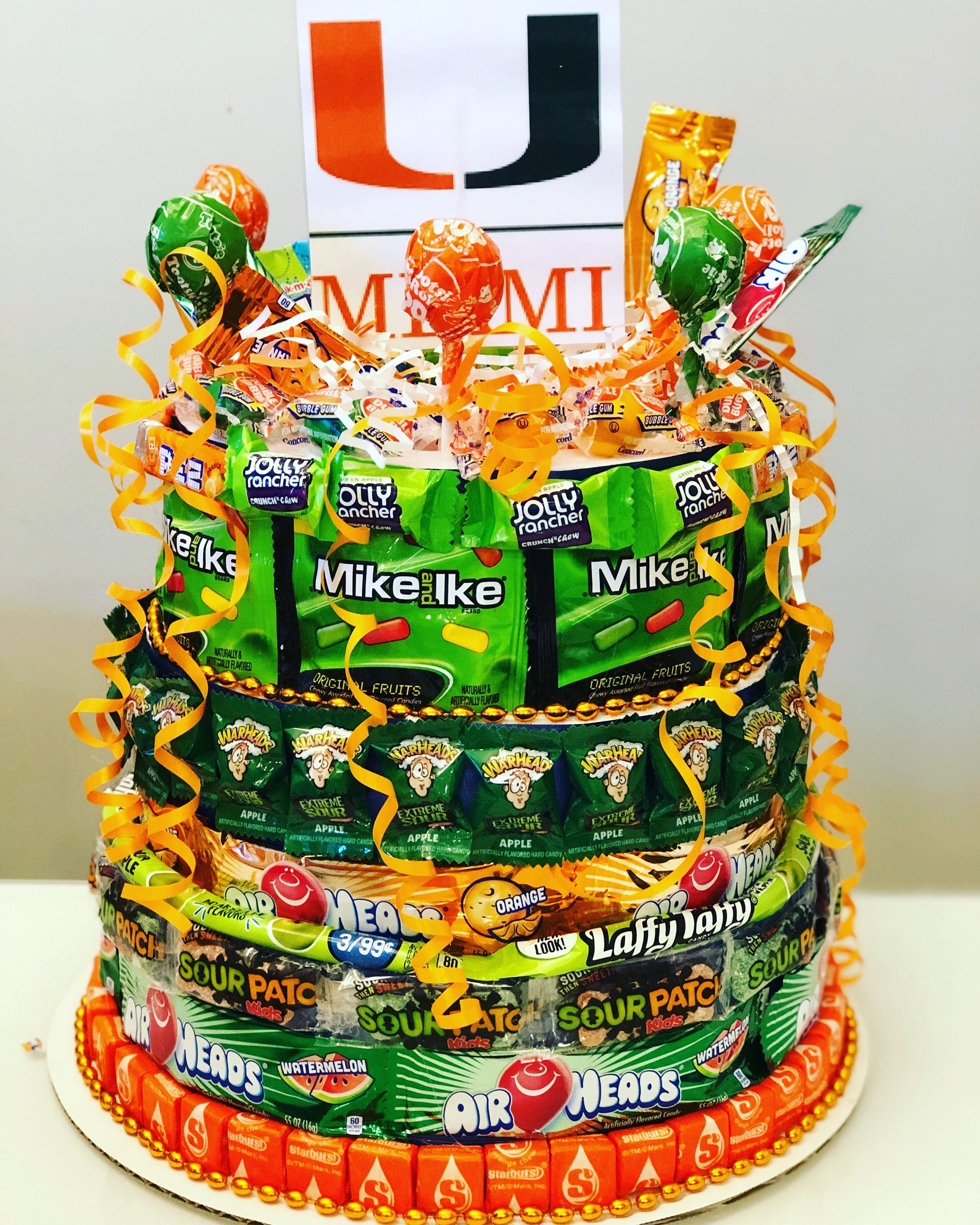 College Acceptance / Graduation Candy Cake Any School - Etsy