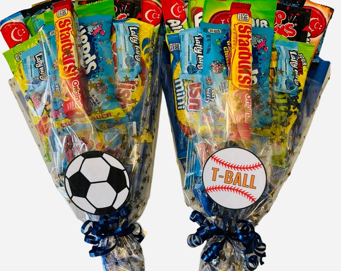 Basketball Candy Bouquet - Etsy