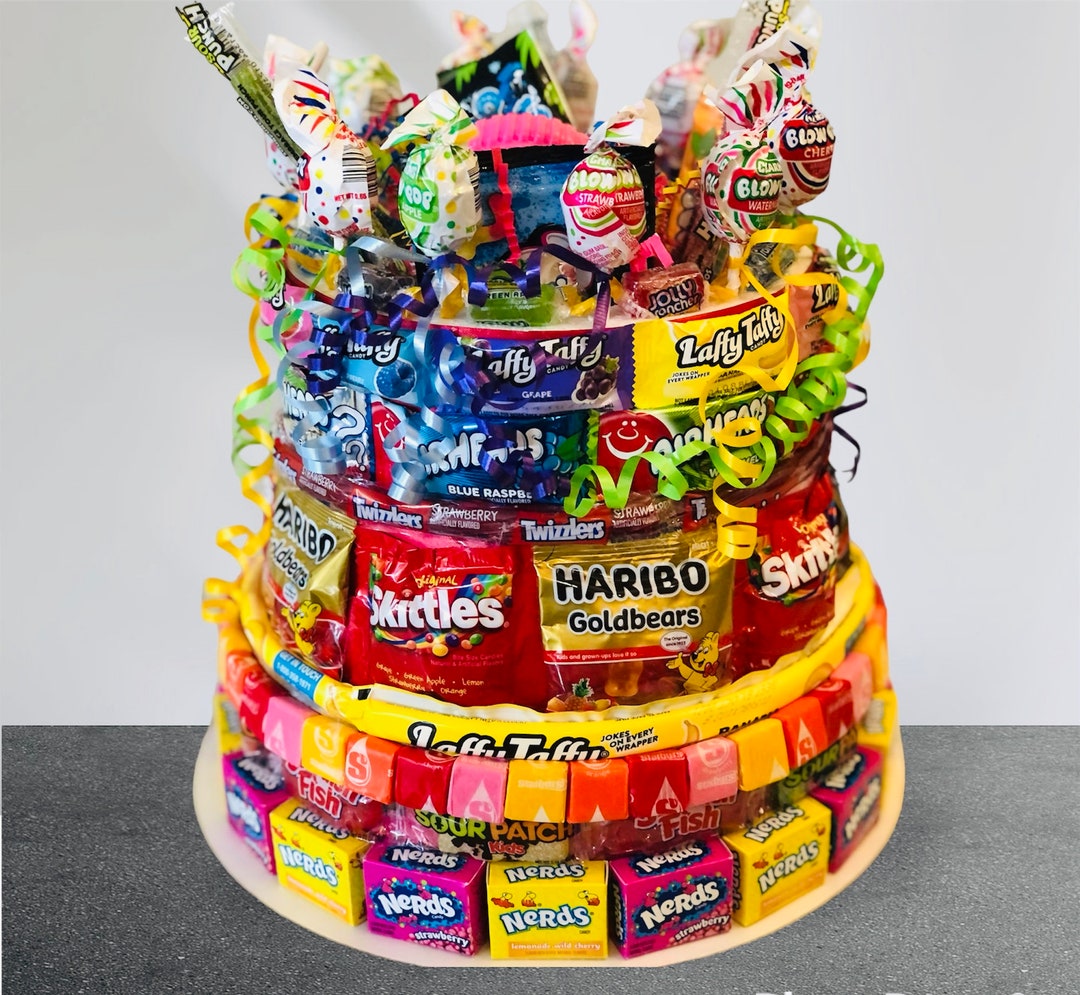 Sugar Burst Candy Cake - Large - Etsy