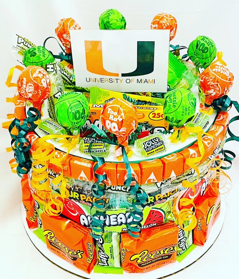 College Acceptance/graduation (any School) Candy Cake- Medium - Etsy
