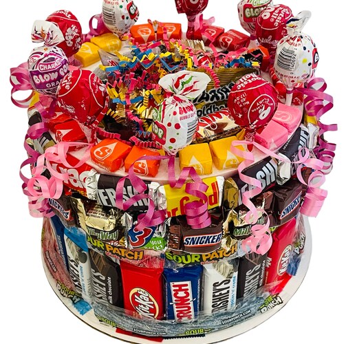 Pucker up All Sour Candy Cake Medium - Etsy