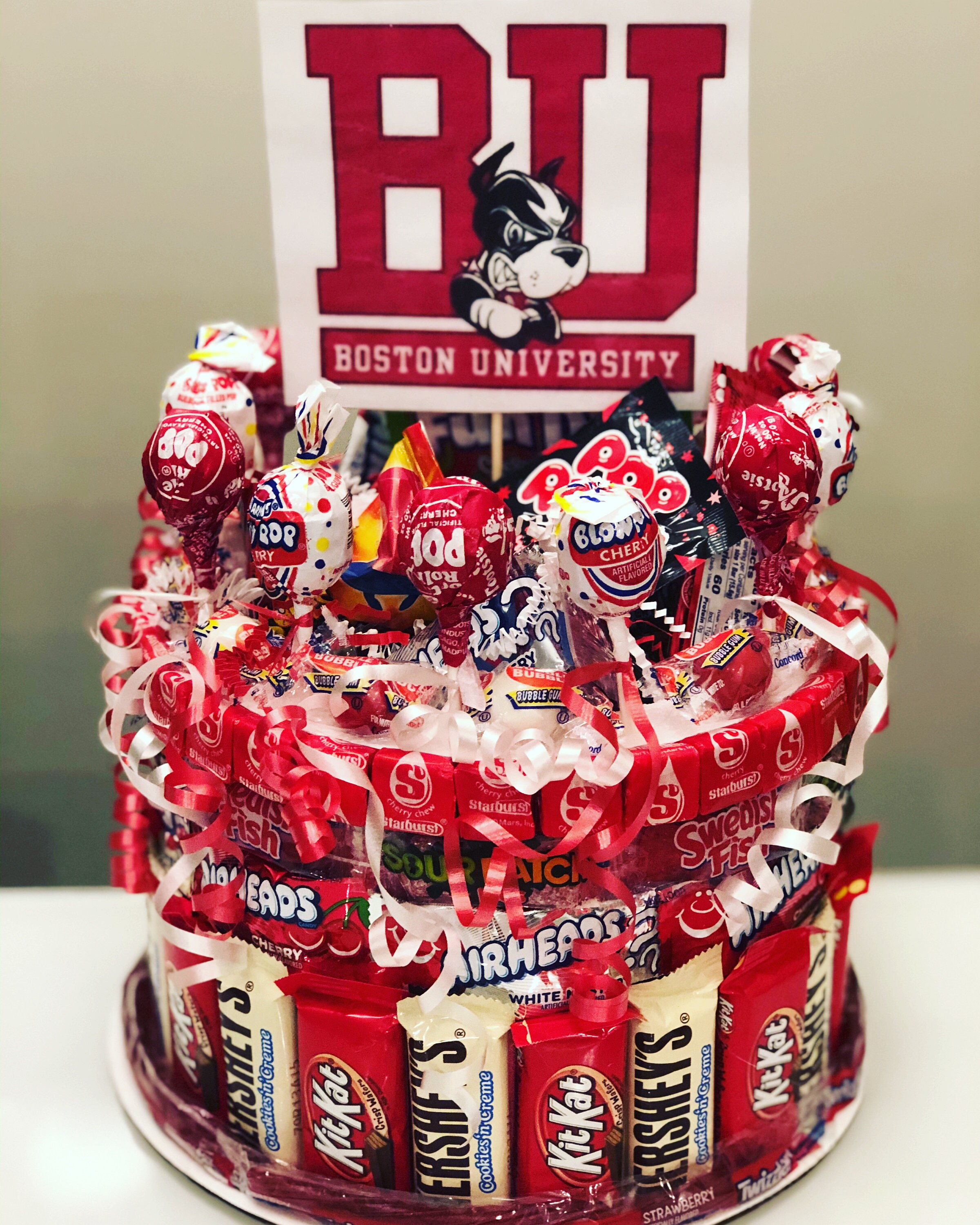 College Acceptance/graduation any School Candy Cake Medium - Etsy