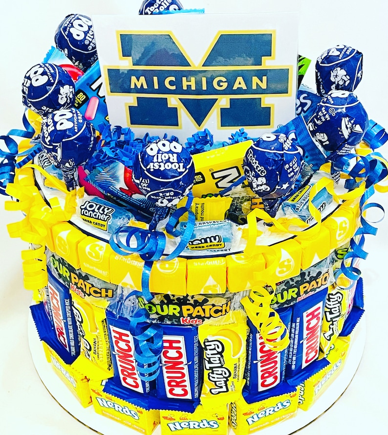 College Acceptance/graduation (any School) Candy Cake- Medium - Etsy