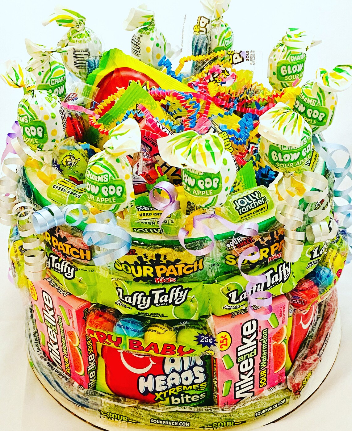 Pucker up All Sour Candy Cake Medium - Etsy