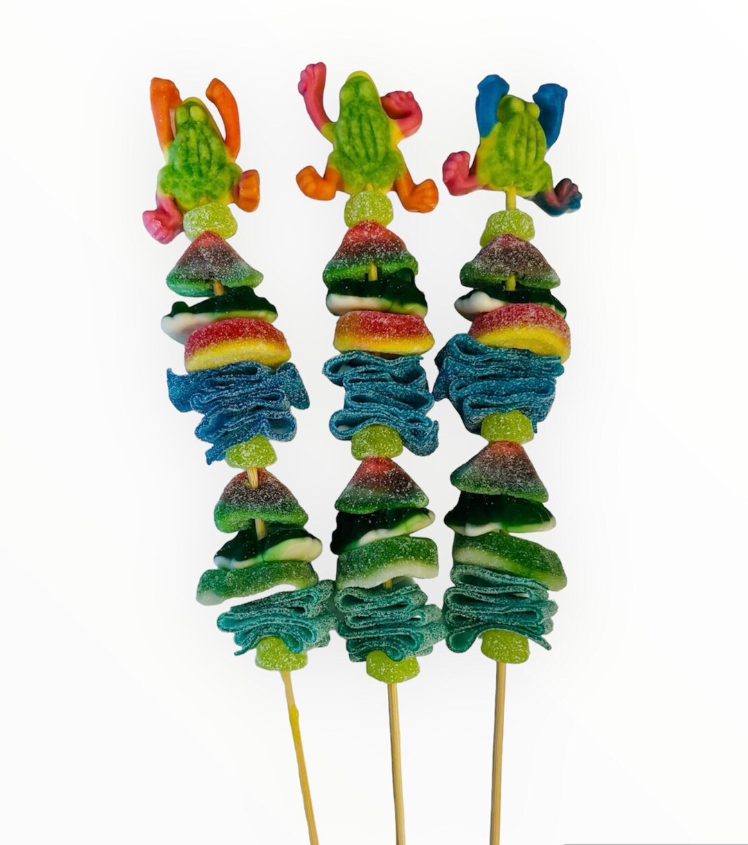 Frog Candy Kabobs ( Set of 5) | Gummy - Etsy