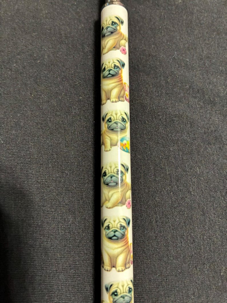 Pug Ball Point Pen (black Ink) - 100% Goes to Charity the Pug Queen - Etsy