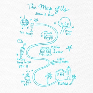 MAP OF LOVE - Etsy UK