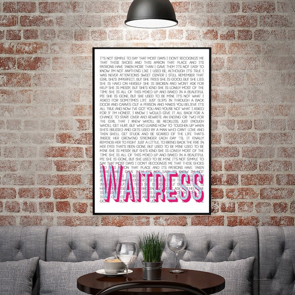 Waitress Musical - Etsy