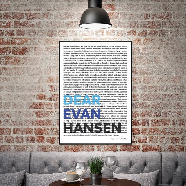 Dear Evan Hansen - Etsy UK