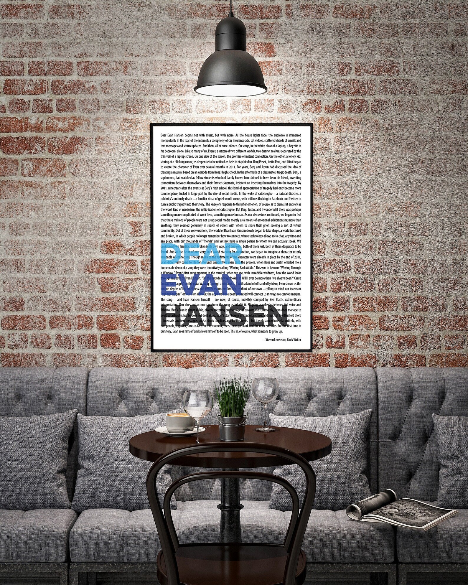 Dear Evan Hansen - Print - Digital Download - Wall Art - Musical ...