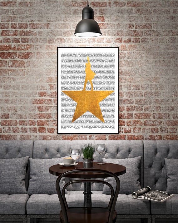 Hamilton Musical Theatre A4 Print Digital Download | Etsy UK