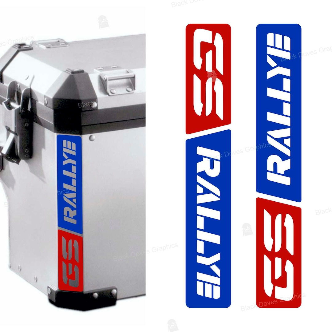N.2 Reflective Stickers for Panniers Compatible With BMW GS Rallye F650 ...