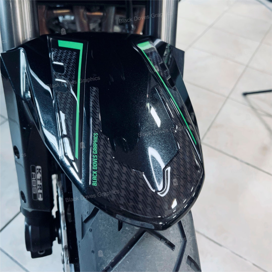 Resin Stickers 3D Fender Compatible With KAWASAKI Versys 1000 2019 2022 ...