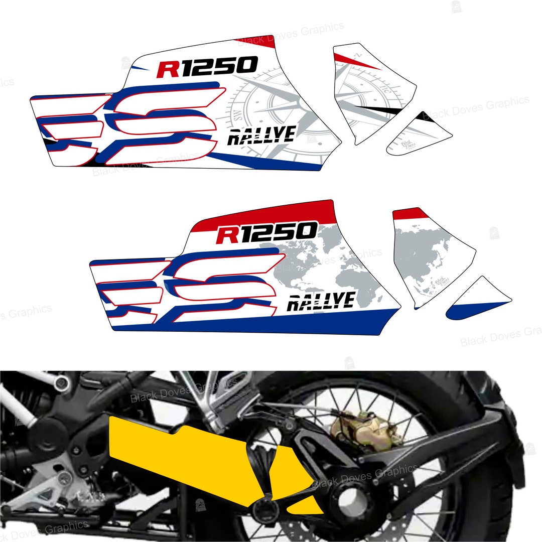 Swingarm Cardan Protection Stickers Compatible for BMW R1250 GS RALLYE ...