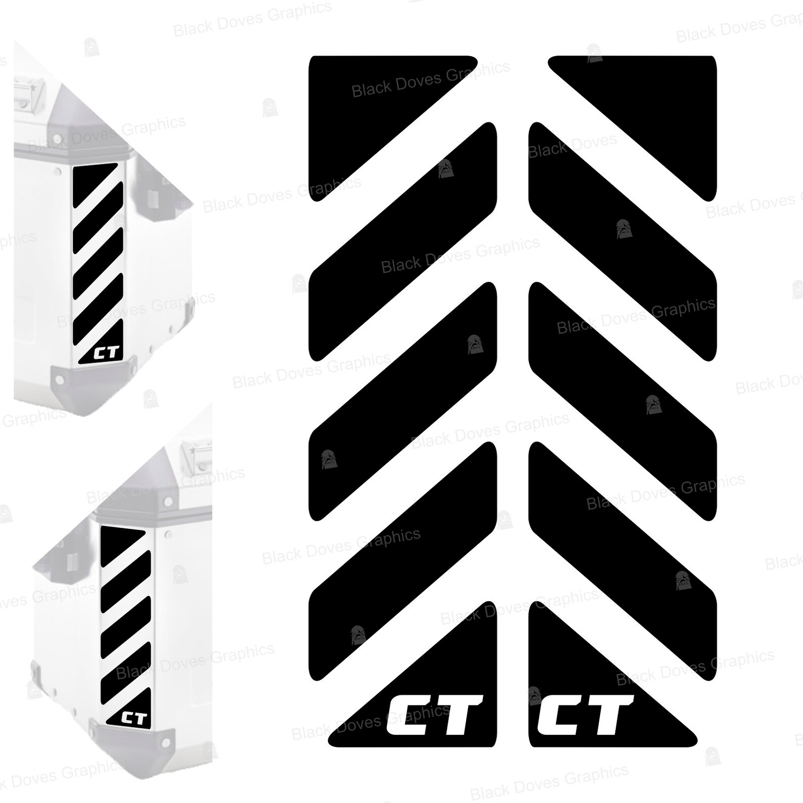 Reflectors STICKERS Compatible With GIVI TREKKER Outback 48 - Etsy