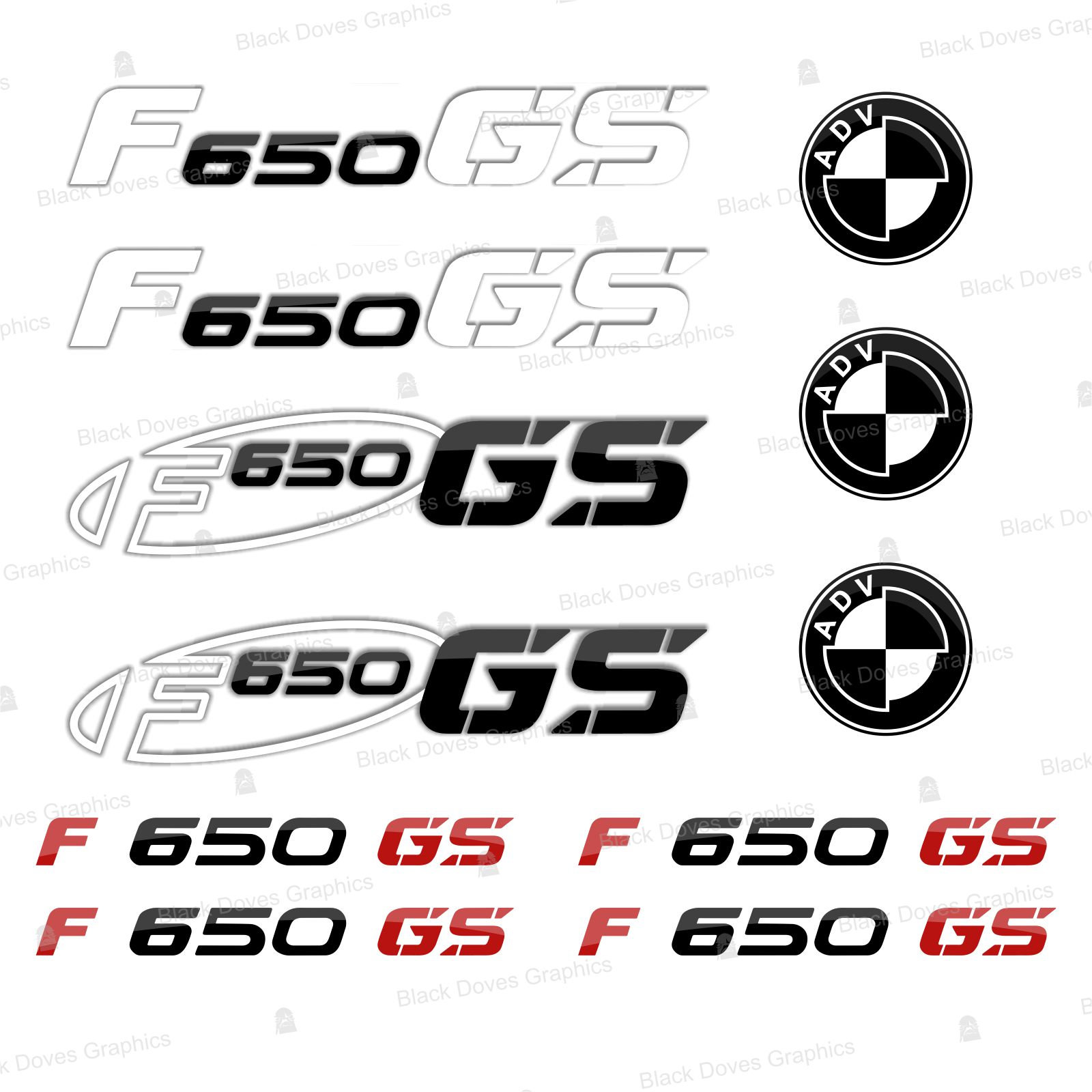 11x Kit for F650 GS Bicolor BMW Motorrad Stickers Pegatina - Etsy