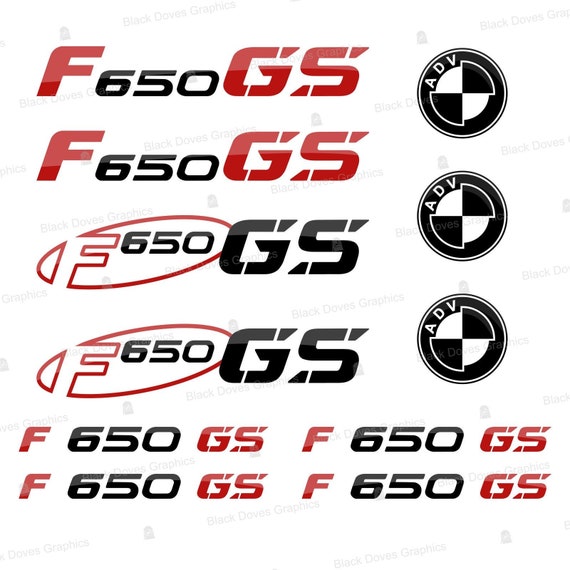 11x kit for F650 GS bicolor BMW Motorrad stickers pegatina | Etsy