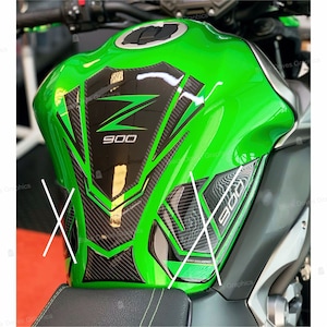 Tank Pad Resin Adhesive Tank Compatible With KAWASAKI Z900 Motorcycle ...