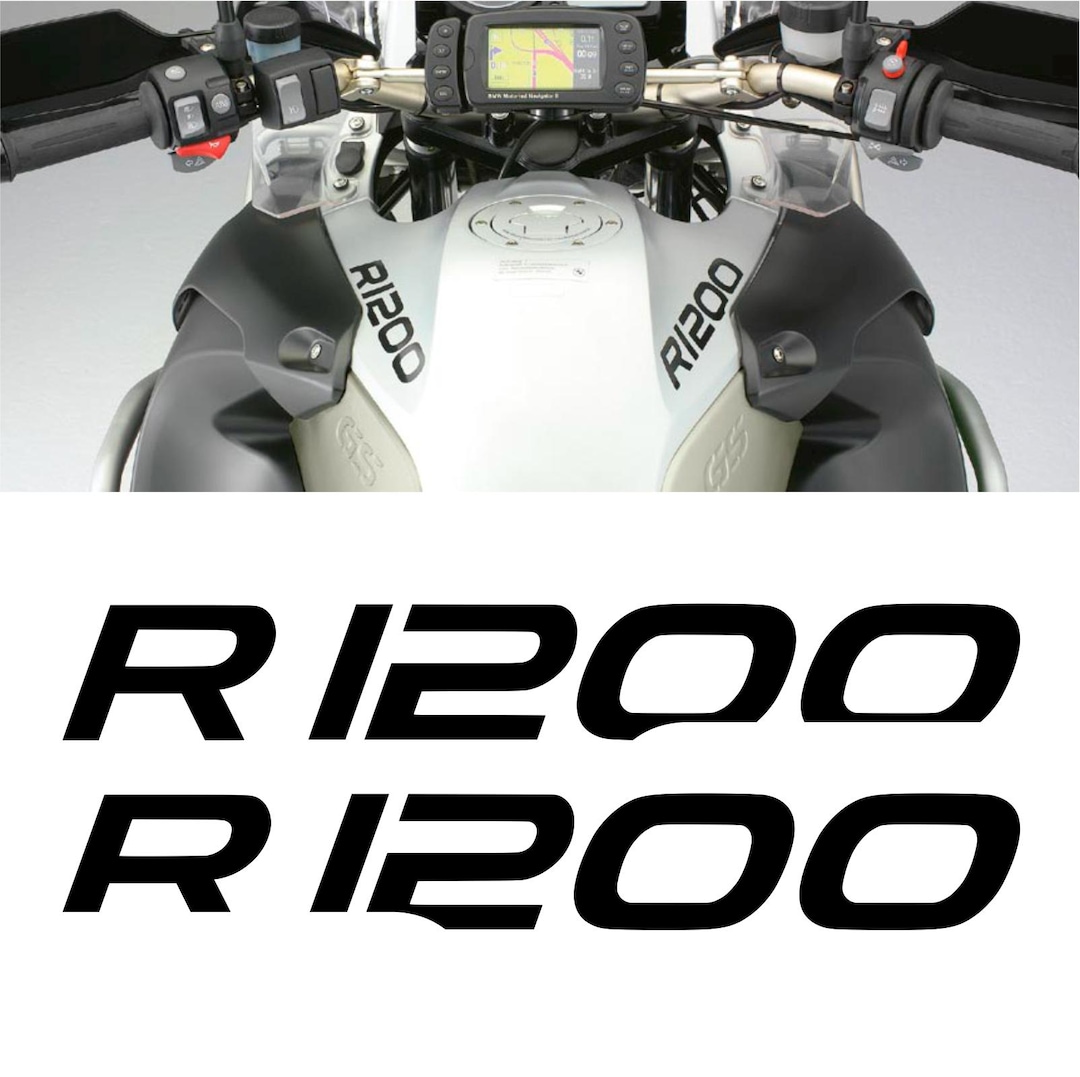 N.2 Stickers Compatible With BMW R1200 GS Adventure (2006–2013) & R1200 ...