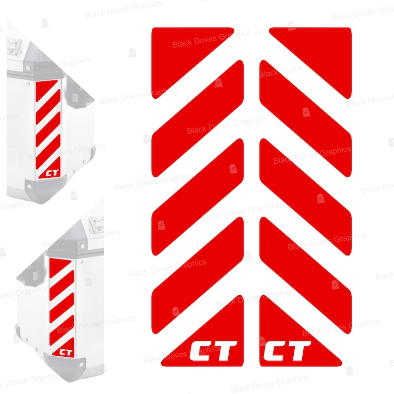 Reflectors STICKERS Compatible With GIVI TREKKER Outback 48 - Etsy