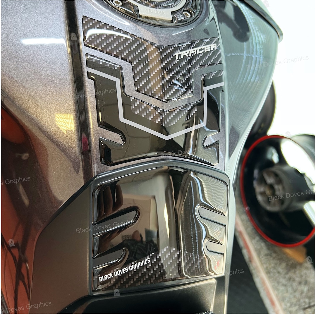 Tank Pad Resin Tank Sticker Compatible With Yamaha Tracer 900 2016-2020 ...