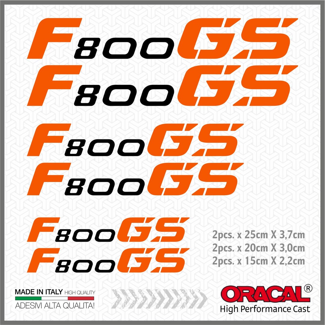 6x F800GS BMW MOTORRAD Self-adhesive Stickers - Etsy