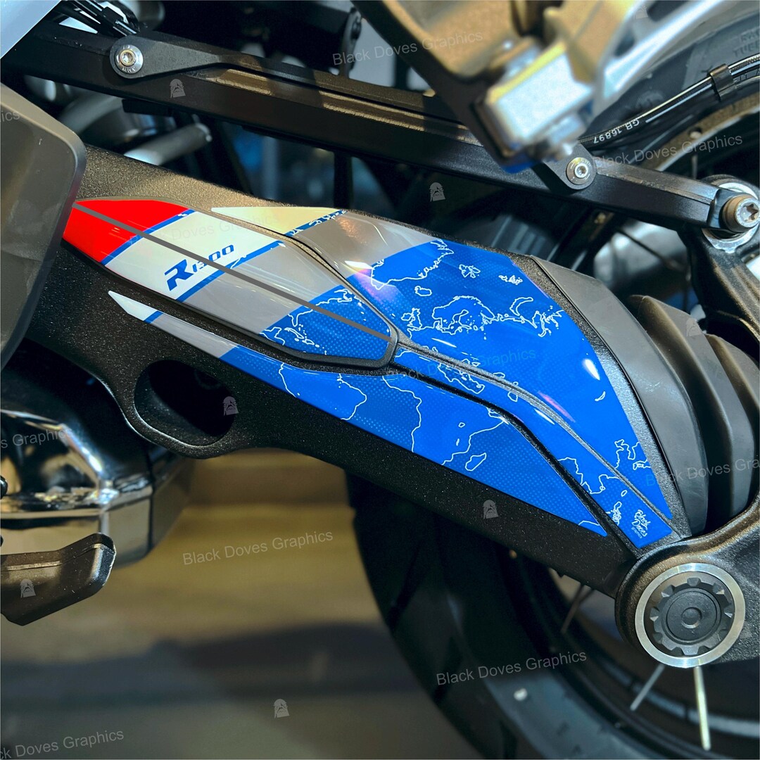 Set of 2 3D Resin Stickers for Shaft Drive Protection Compatible With ...