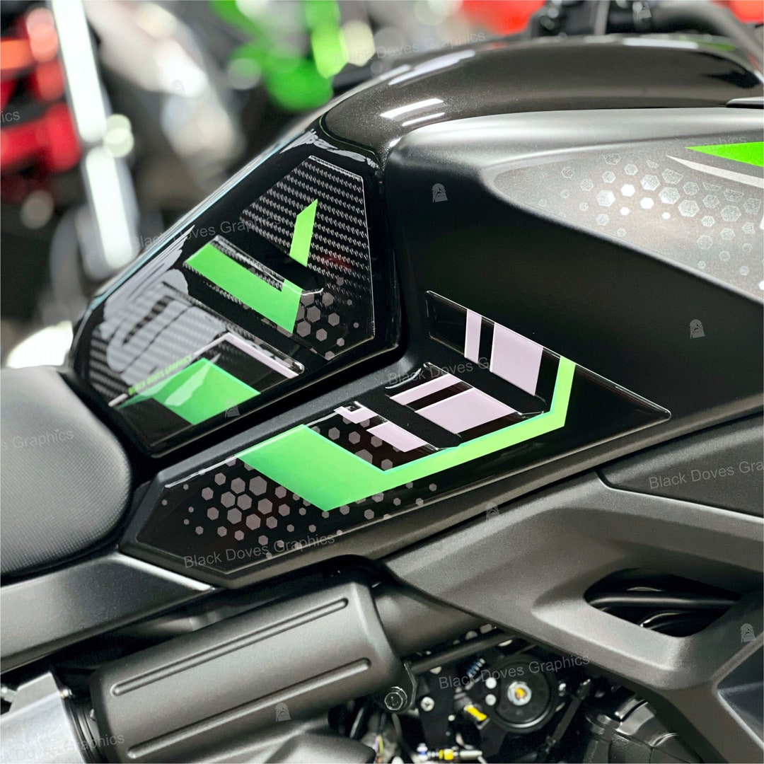 3D Tank Side Protection Stickers Compatible With Kawasaki Versys 650 ...