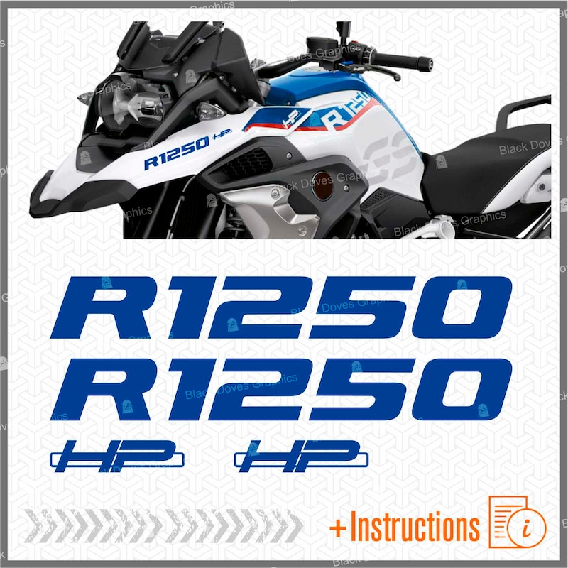 Bmw Gs 1250 Hp Stickers - Etsy
