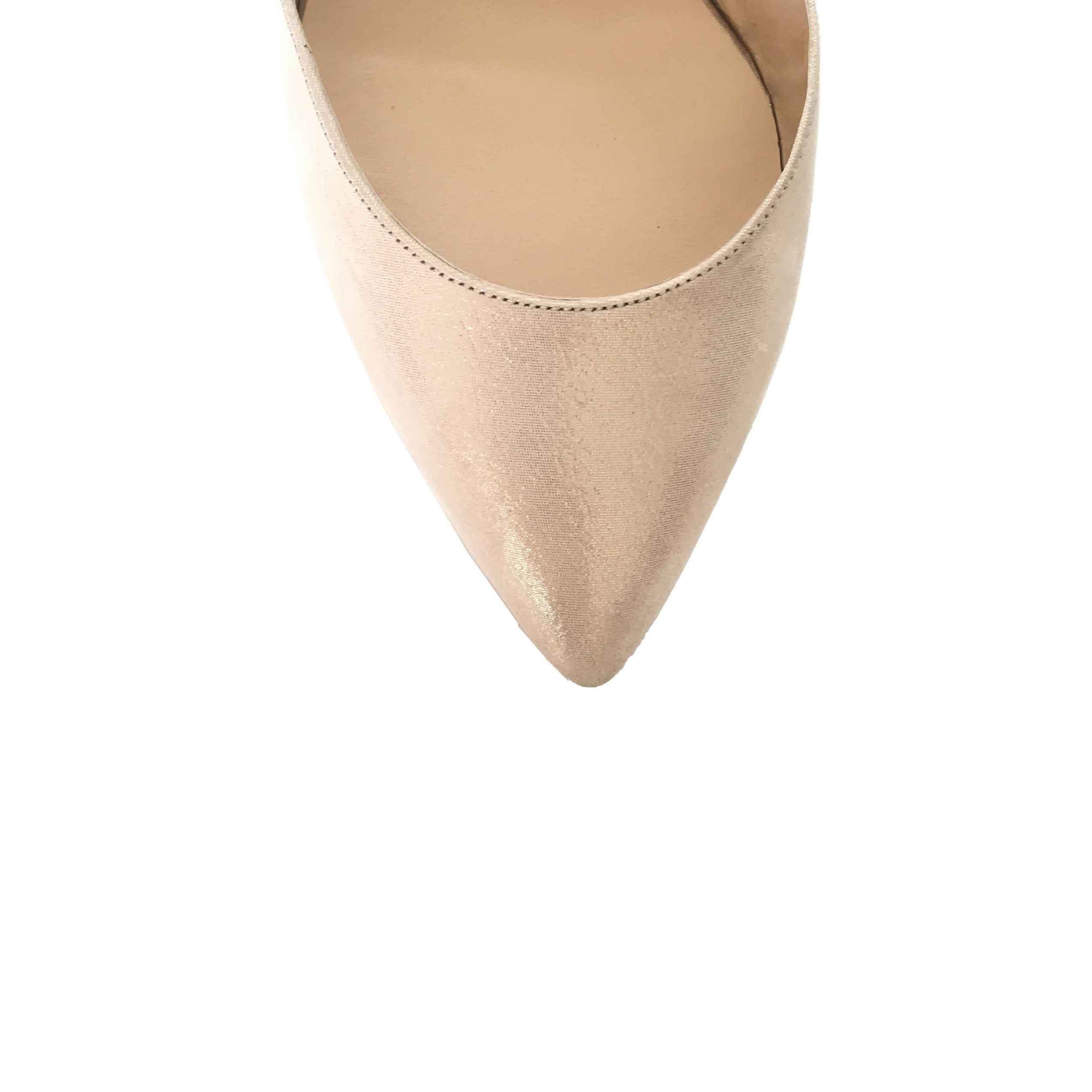 Edza Nicky Gold Leather High Heel Pumps Wedding Shoes - Etsy