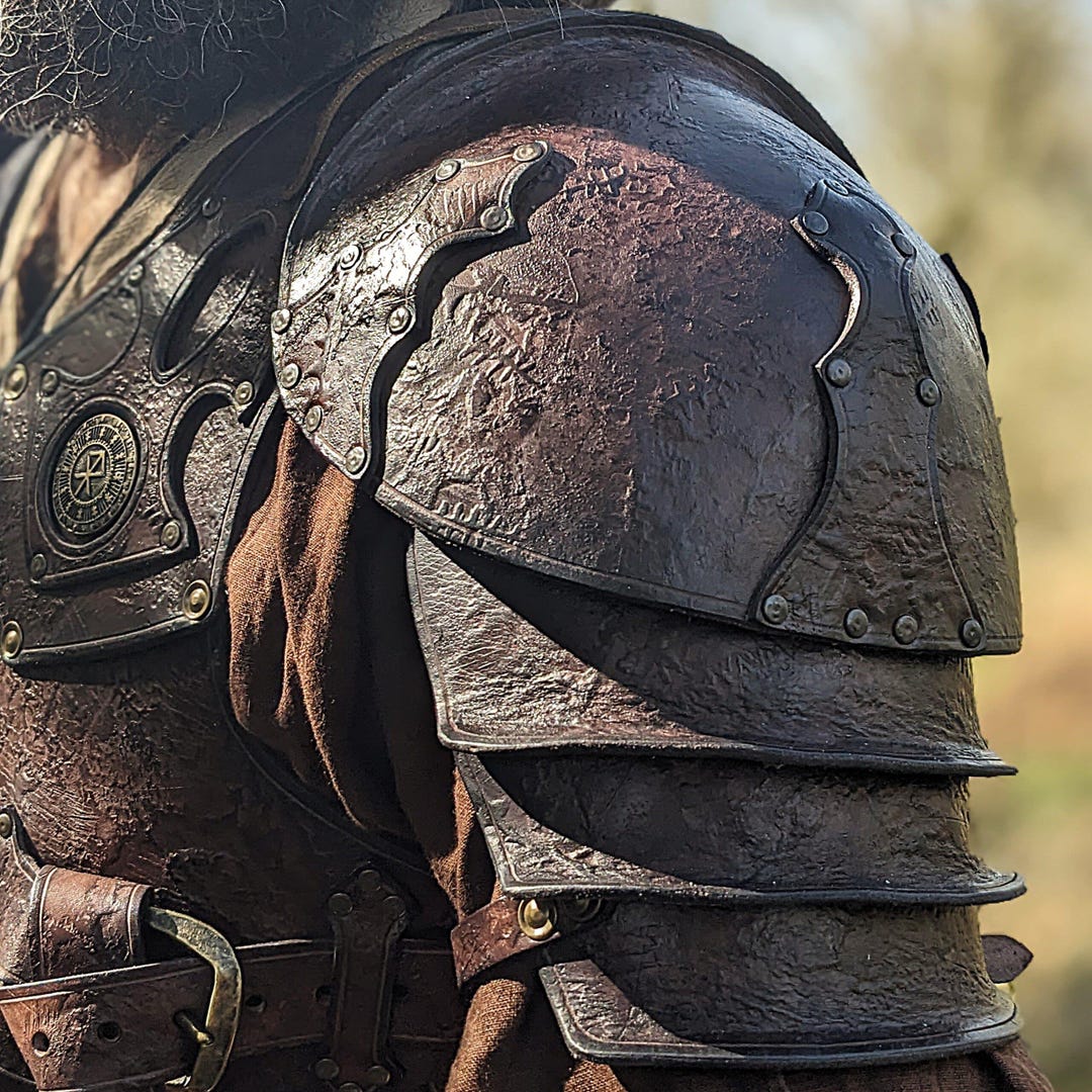 Goliath Shoulder Pad Chocolate Brown - Etsy